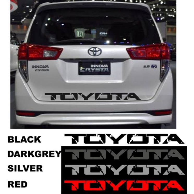 1pc Toyota Innova Tailgate Car Sticker Design | Shopee Philippines