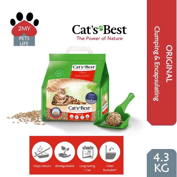 Cat's Best Cat Litter 10L (4.3KG) | Shopee Philippines