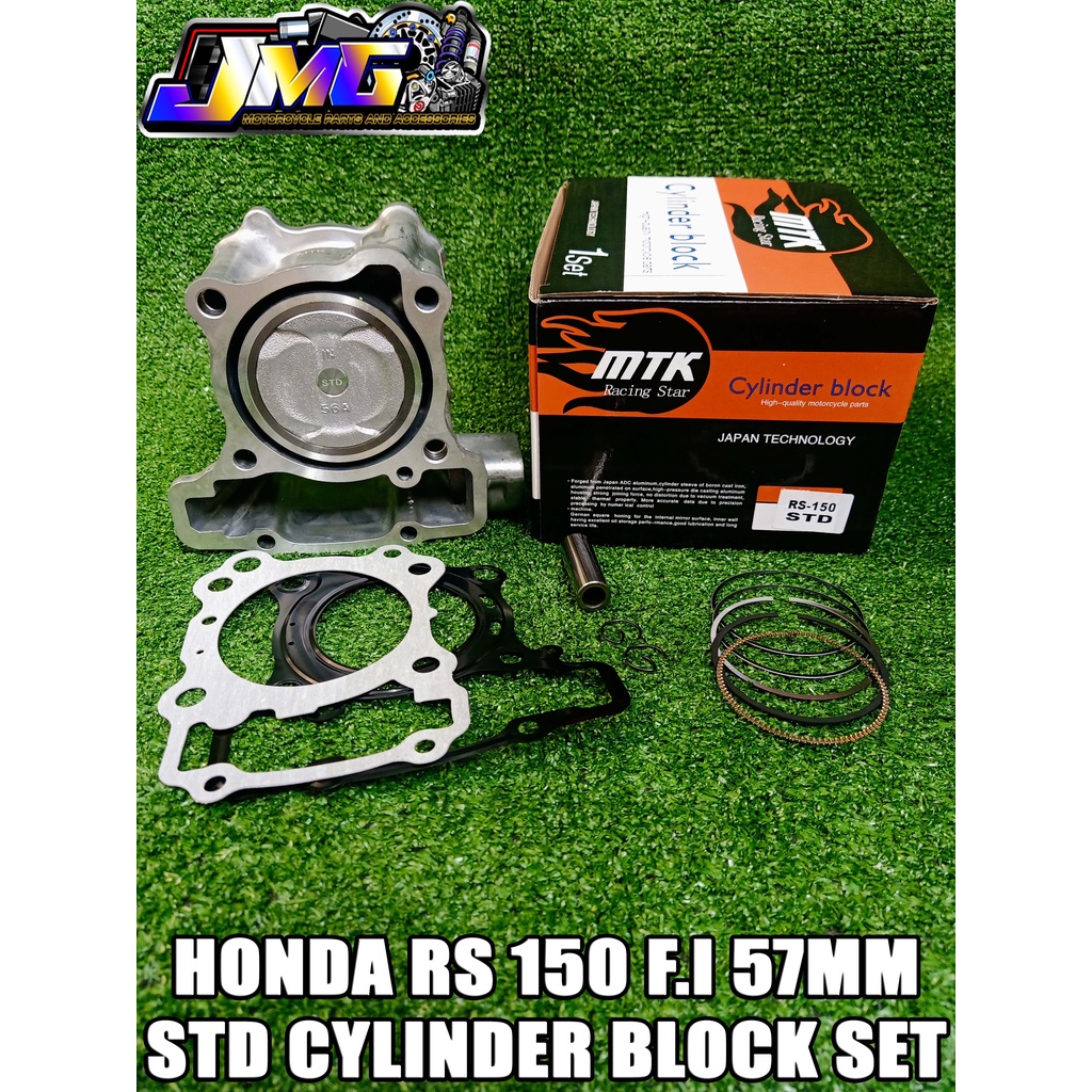 HONDA RS 150 F.I 57MM STANDARD CYLINDER BLOCK SET | Shopee Philippines