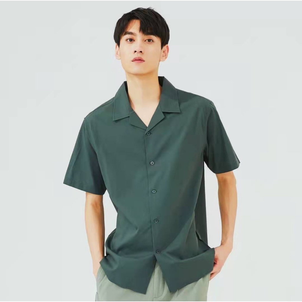 JL CLASSIC Korean Polo for Men 7 Colors Cotton Silk Fabric Short Sleeve ...