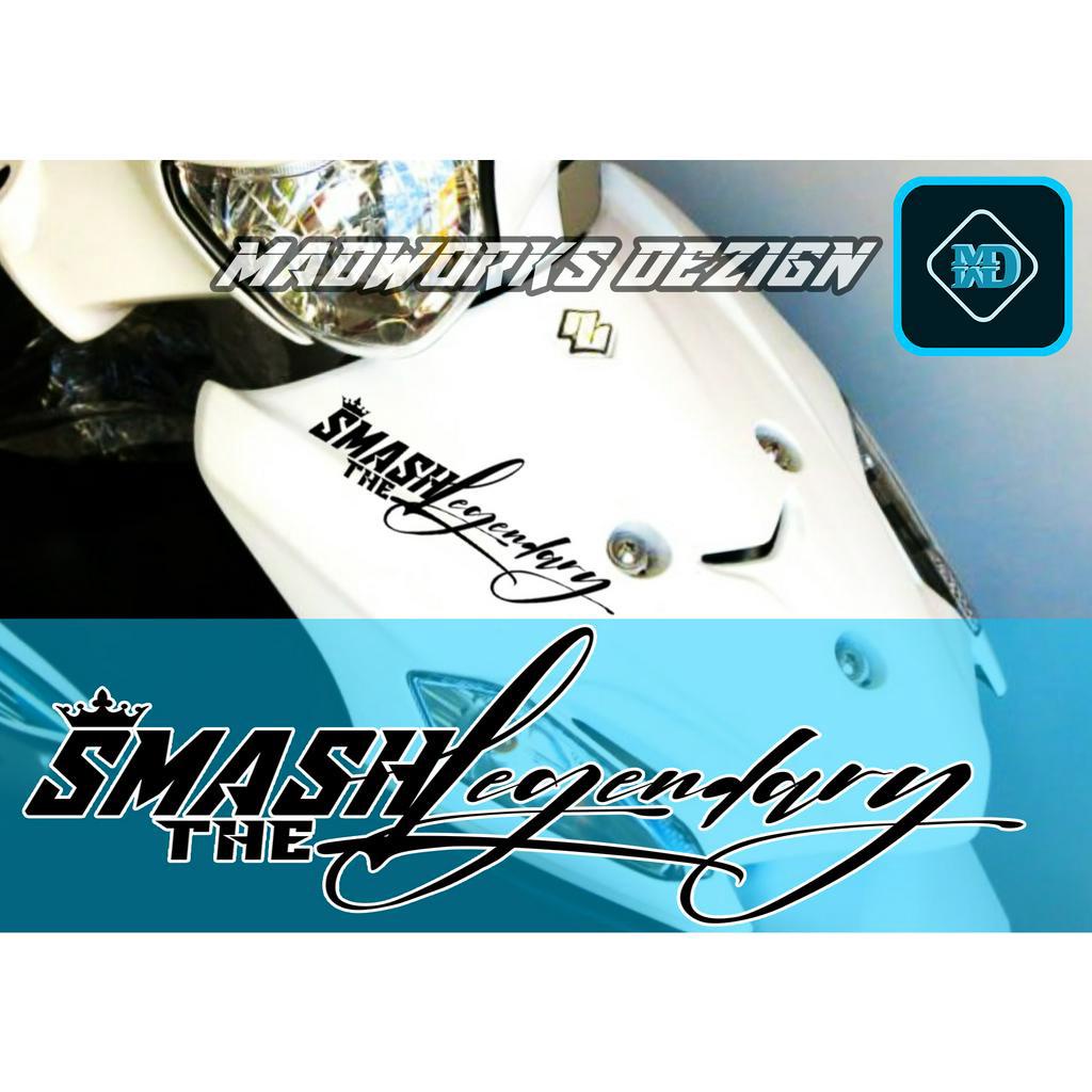 SMASH The Legendary Sticker - Smash Decals, 8 inches length, Cut Out ...