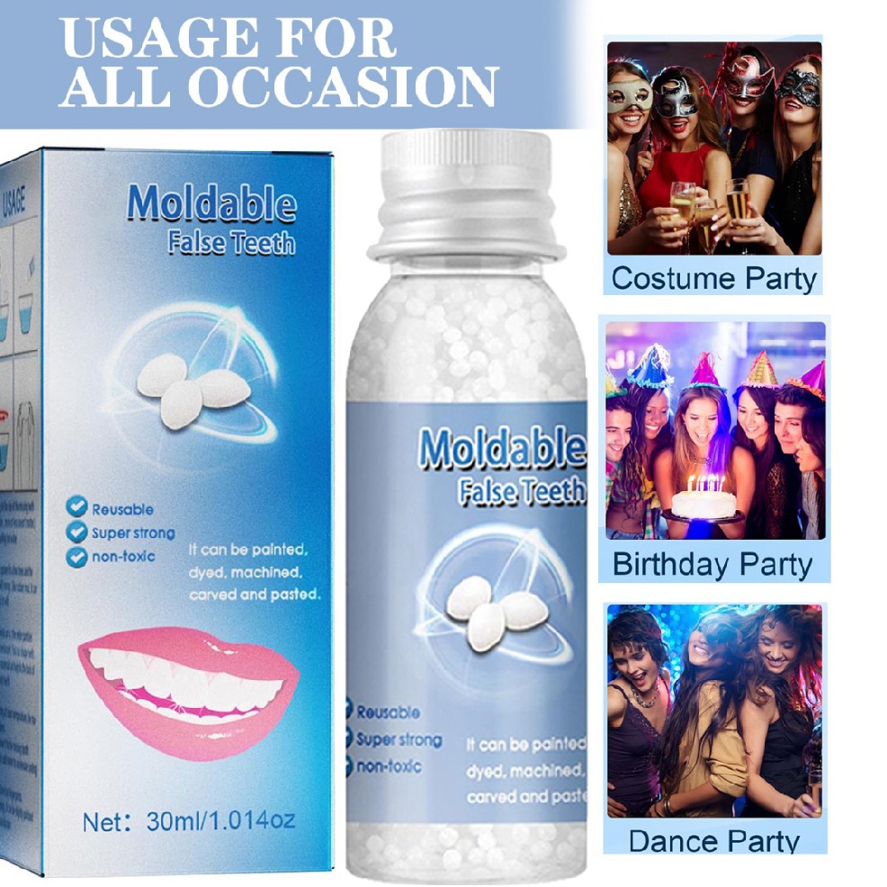 Crazyi Tooth Repair Kit Moldable False Teeth Temporary Filling Broken ...