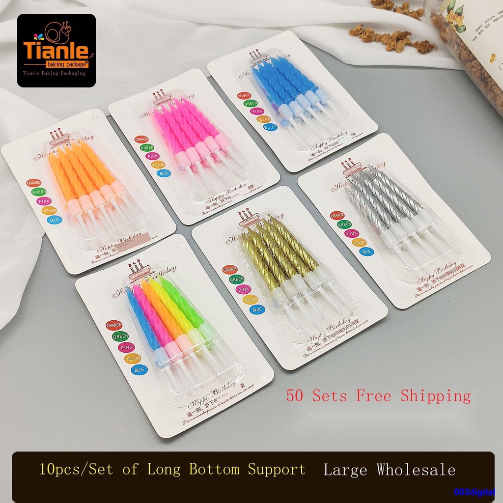 Party Supplies Birthday cake candle net red creative romantic thread ...