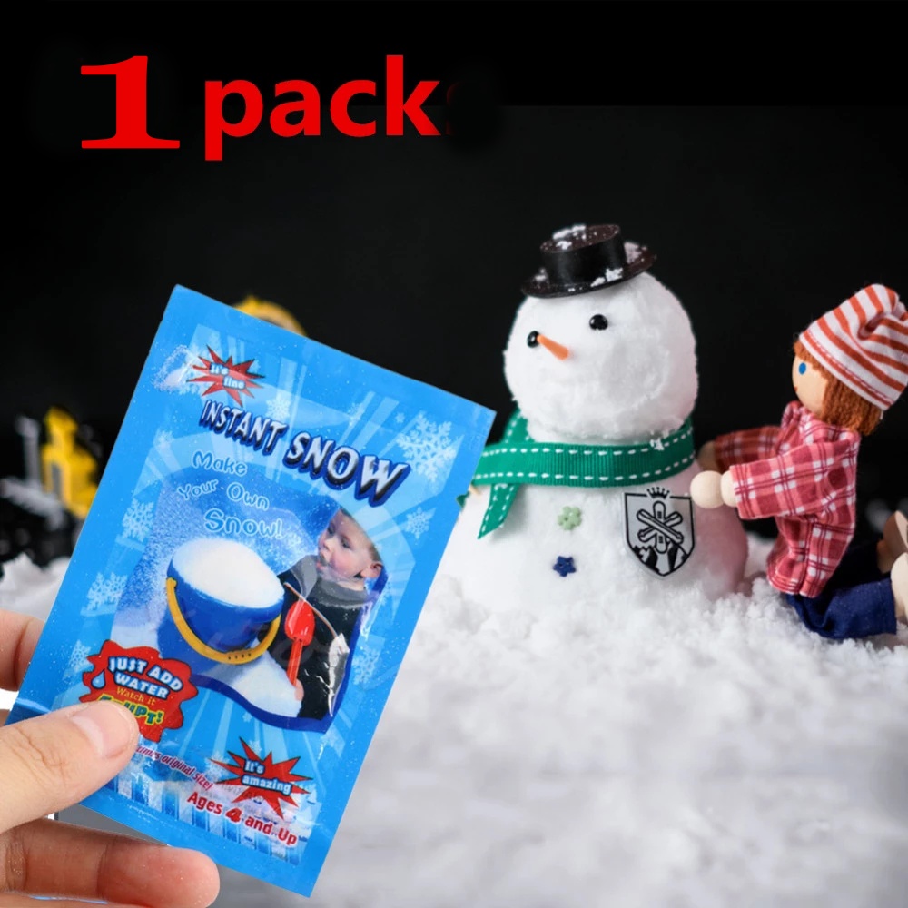 Artificial Snow Fake Magic Instant Snow Festival Party Decorations For ...