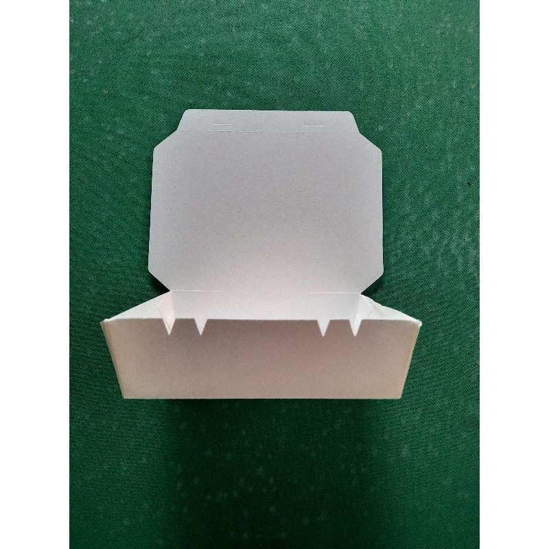 Paper Meal Box - LB1 750CC (Laminated White/ Brown-Silver) 25PCS ...