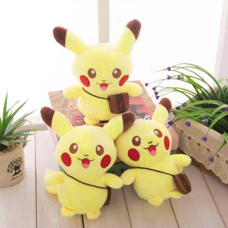 COD Pikachu Stuffed Toy 8inch 22cm Tall stuff toys Pokemon Go | Shopee ...