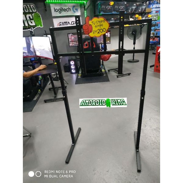 adjustable tv monitor stand thrustmaster logitech g29 t300 pc ps4 gpu ...