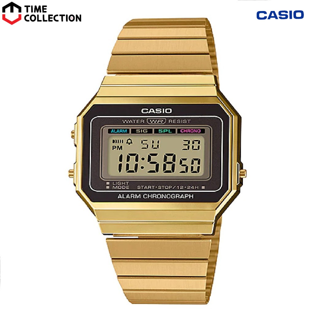 Casio A700WG-9A Digital Stainless Steel Strap Watch | Shopee Philippines