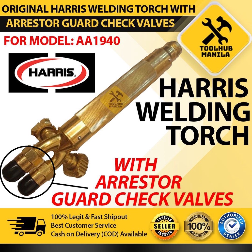 Harris Welding Torch with Arrestor Guard Check Valves (Original ...