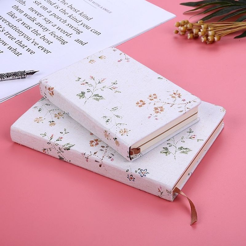 Fabric Linen Journal Notebook Hardbound Cover (New-2 types of pages ...