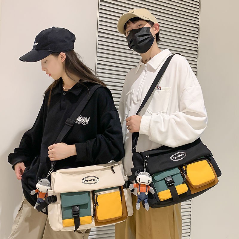 Ready Stock! Japanese new retro tooling postman package female INS ...