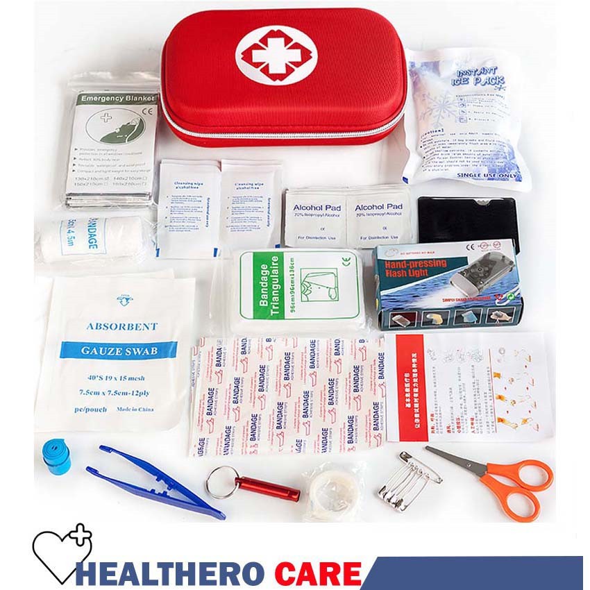 47 PCS First Aid Kit Set Emergency Kit Medical Kit Medical Supplies For ...