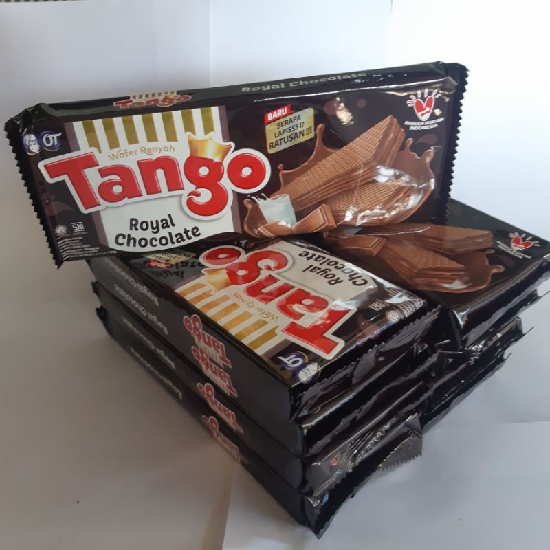 Wafer tango long 130 gram Flavor Chocolate, Vanilla & choco tiramisu ...
