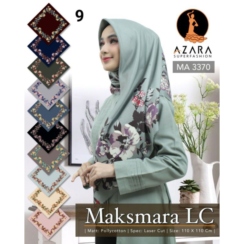 MOTIF RECTANGULAR HIJAB / RECTANGULAR HIJAB / HIJAB / AZARA MAKSMARA LC ...