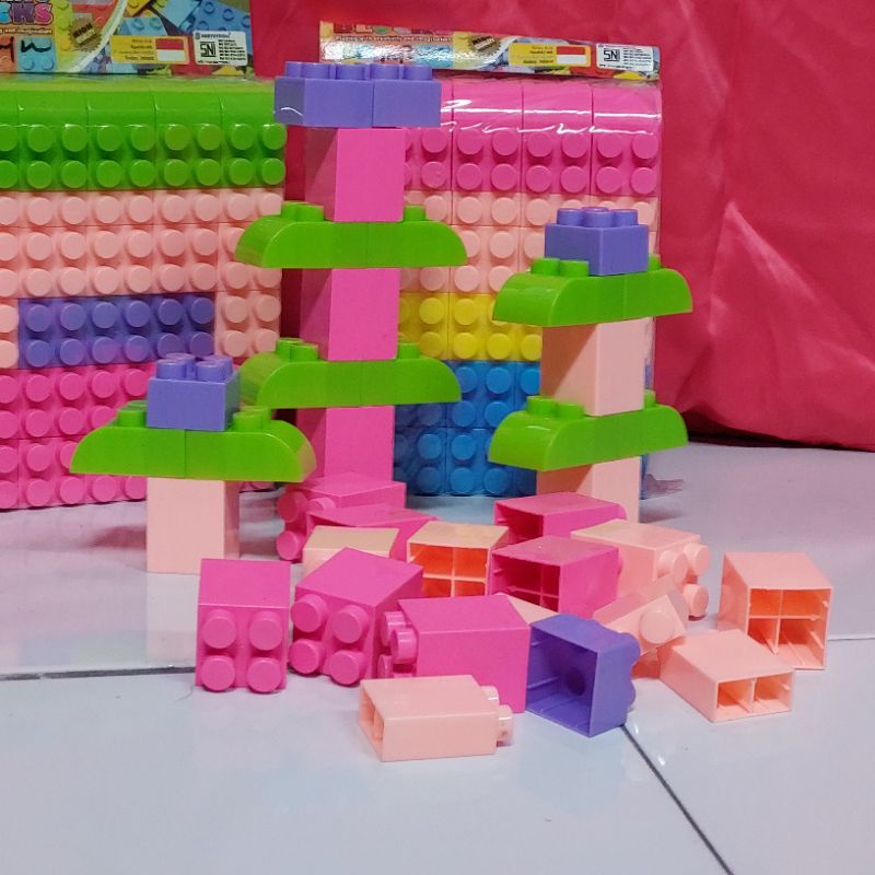 Big block Educational Toys Contents 28pcs Curved | Shopee Philippines