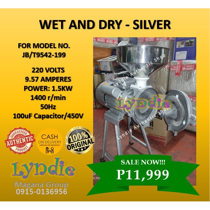 HEAVY DUTY WET AND DRY GRINDING MACHINE /PANG GILING CORN,RICE,COFFEE ...