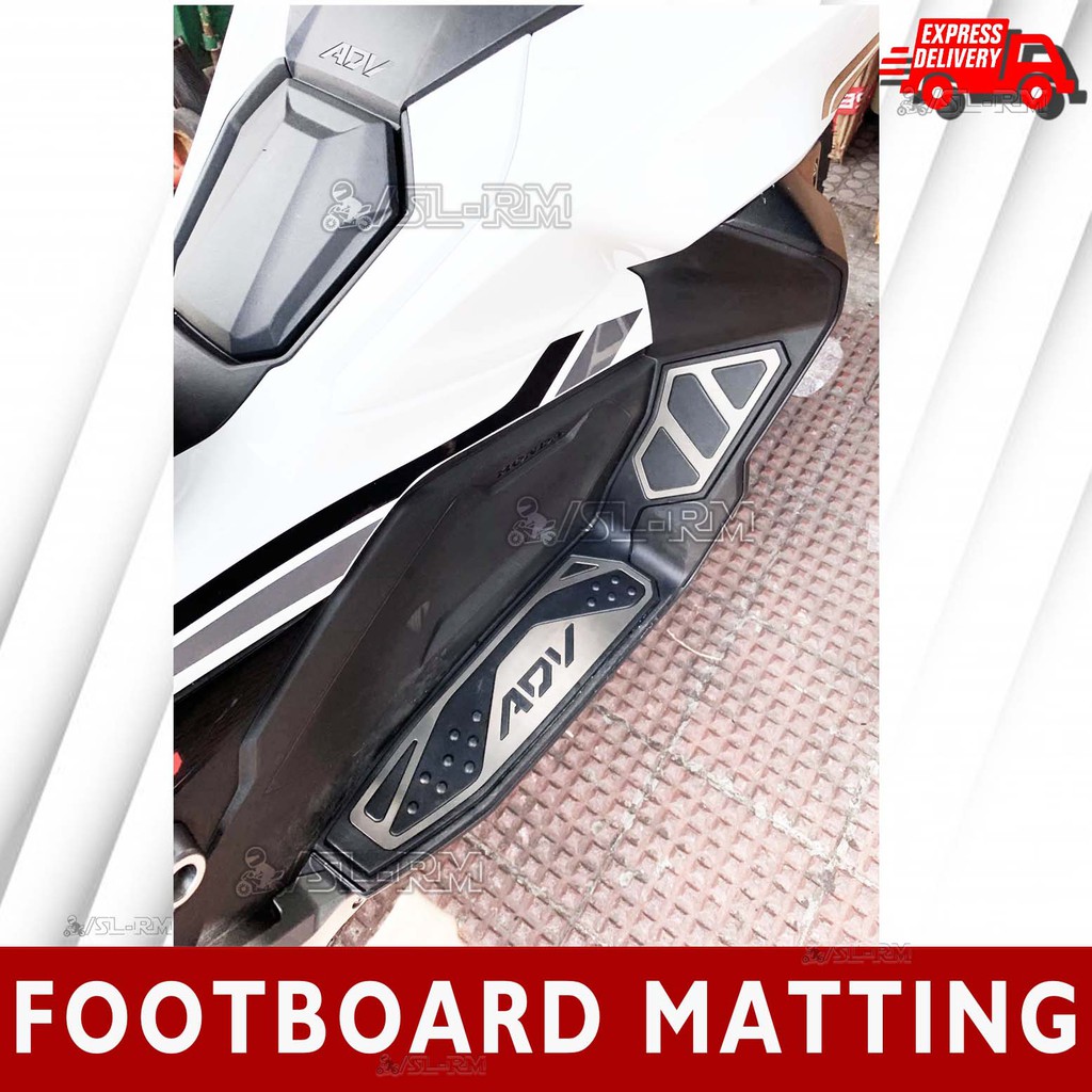 Honda ADV 150 Footboard matting Silver | Shopee Philippines