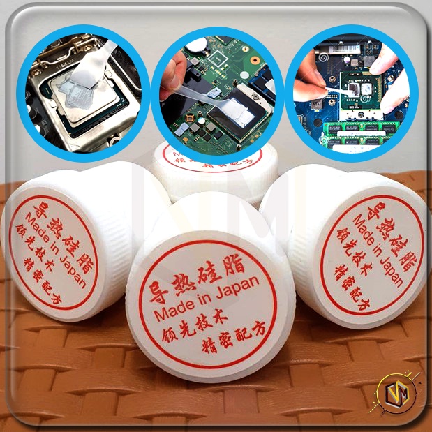 CPU IC Transistor HeatSink Compound White Thermal Grease Heat Transfer ...