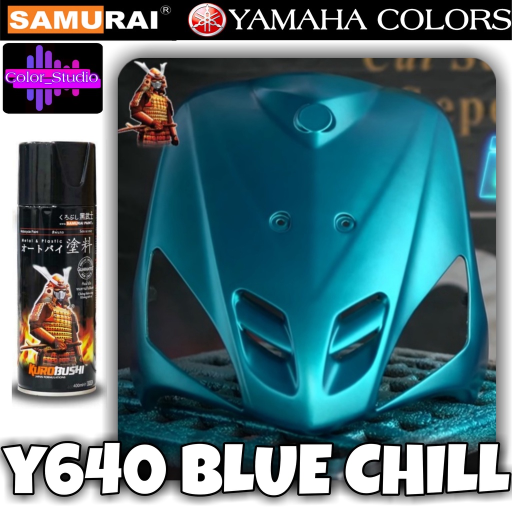 SAMURAI Spray Paint Y640 Blue Chill YAMAHA Colors - COD | Shopee ...