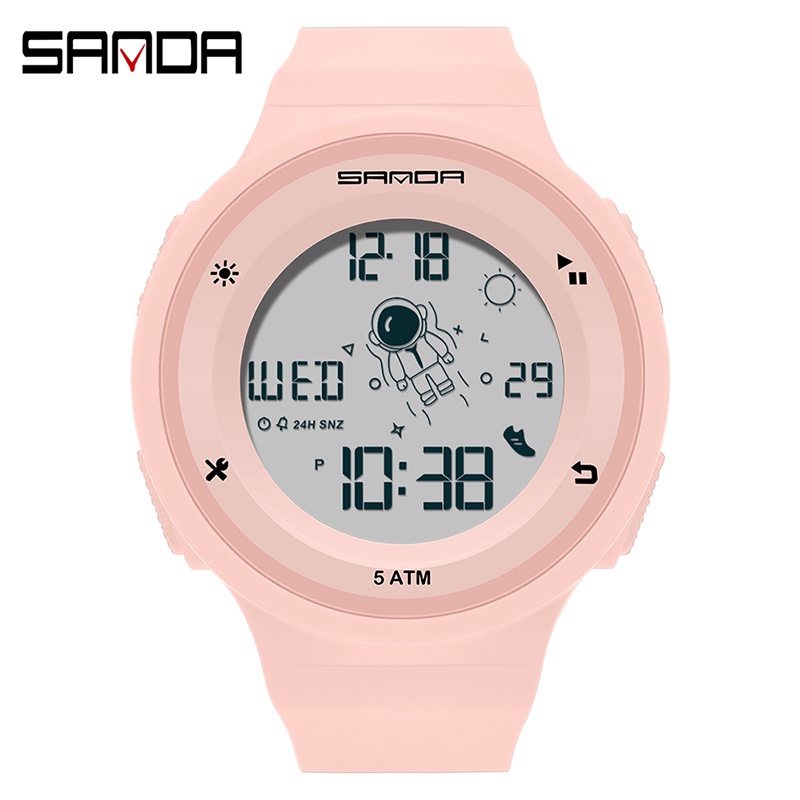 Sanda Sports Watches Detachable Strap Women Watch 2121-2 | Shopee ...