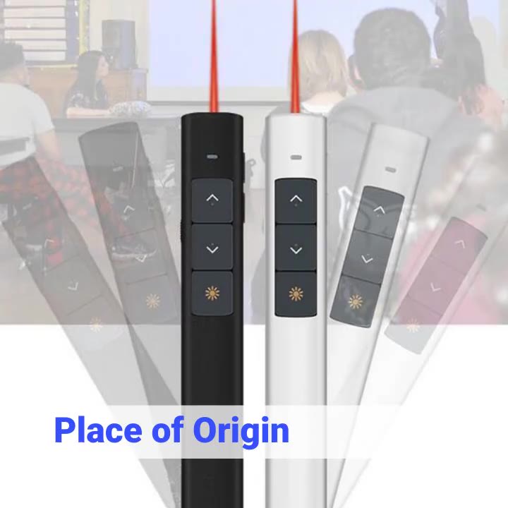 2.4G Rechargeable Wireless PowerPoint Presenter Clicker With Laser ...