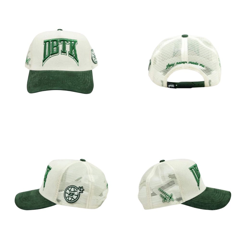 DBTK Athletic Corduroy Trucker Hat Eden Green Brand-new Original w/FREE ...