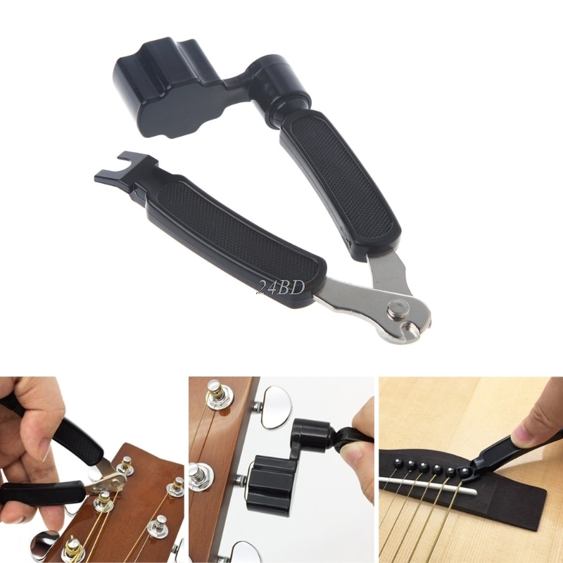 【COD】3 in 1 Guitar String Winder + String Pin Puller + String Cutter ...