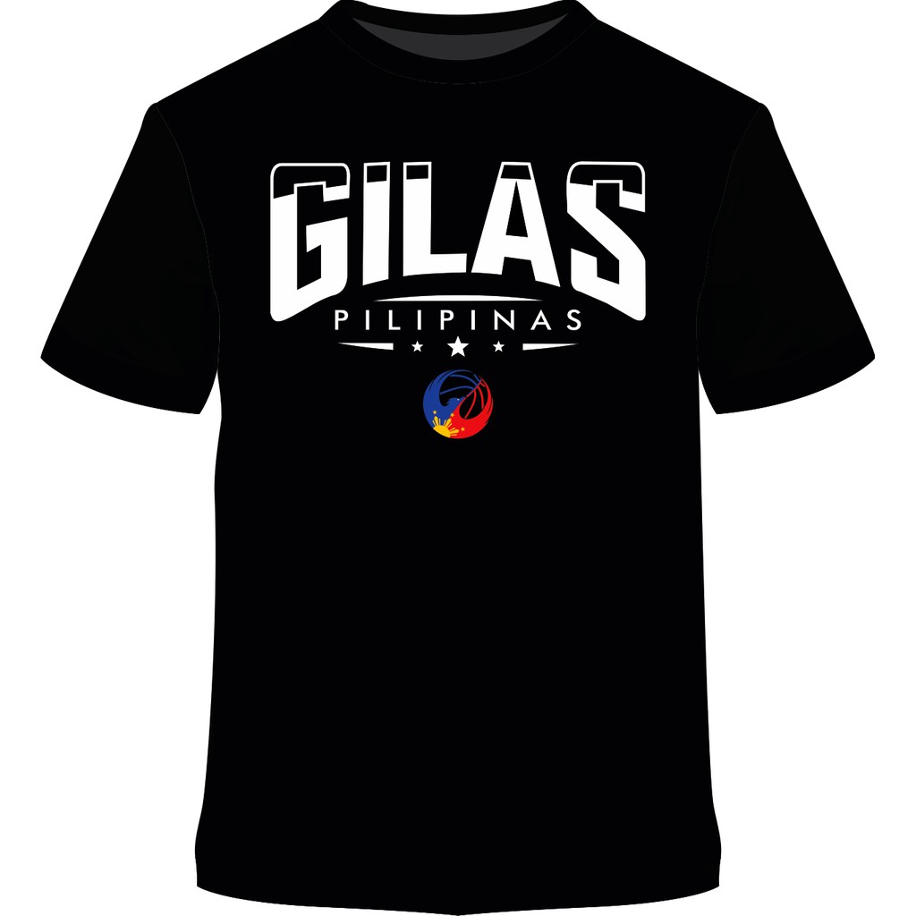 Gilas Pilipinas Tshirt Basketball Premium Quality T-Shirt | Shopee ...