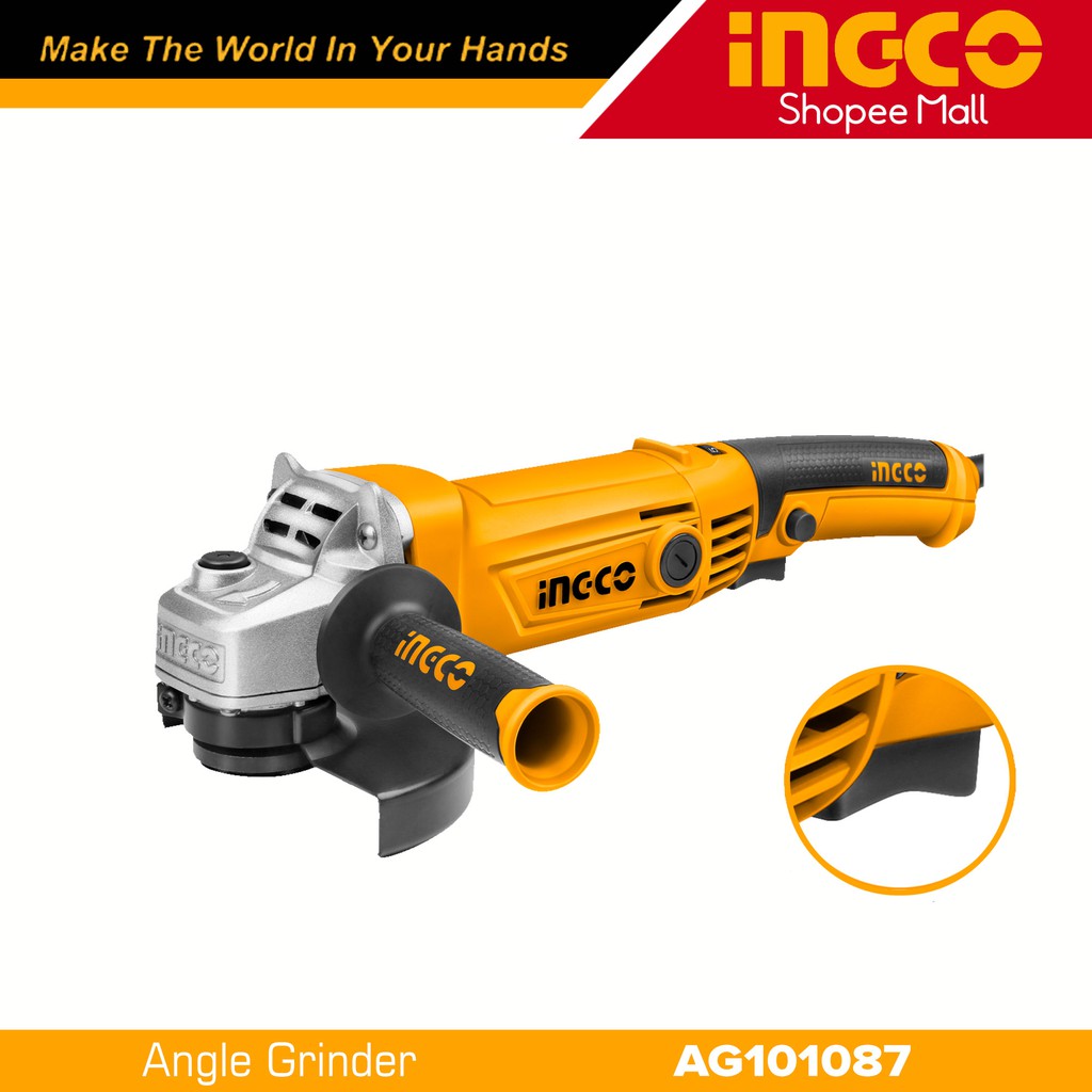 Ingco Angle Grinder 1010W | 1100W Electric Cutting Machine Grinding ...