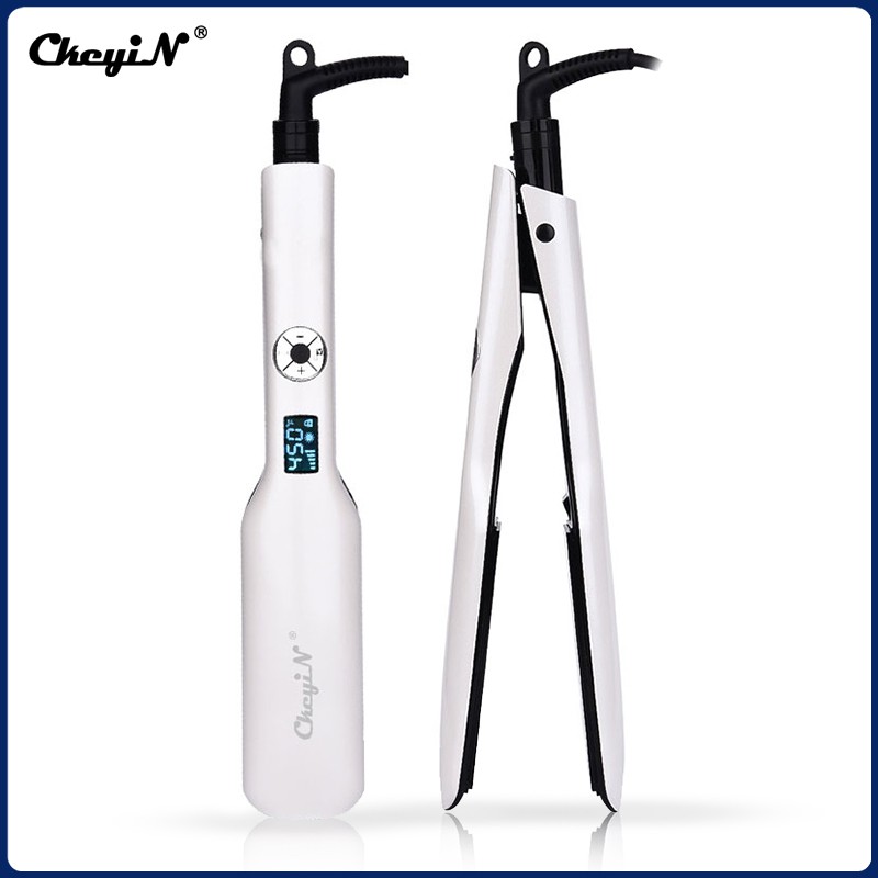 CkeyiN Wide Plate Hair Straightener Hair Iron Straightener 110-240V ...