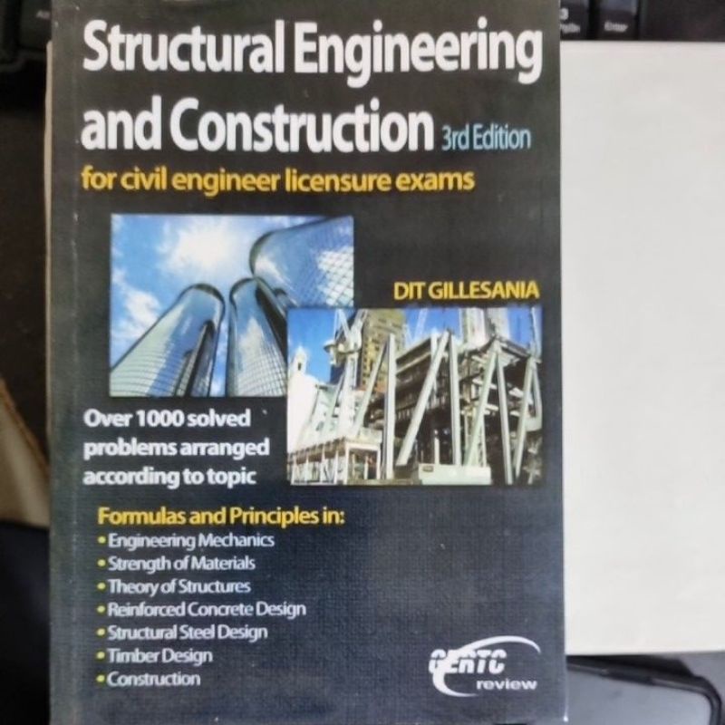 Structural Engineering and Construction 3rd Editio By DIT GILLESANIA | Shopee Philippines
