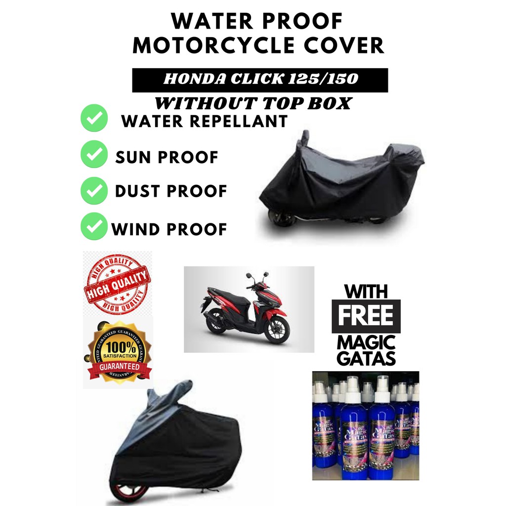 HONDA CLICK 125i/150i BIG MOTOR COVER MAKAPAL WITH FREE MAGIC GATAS ...