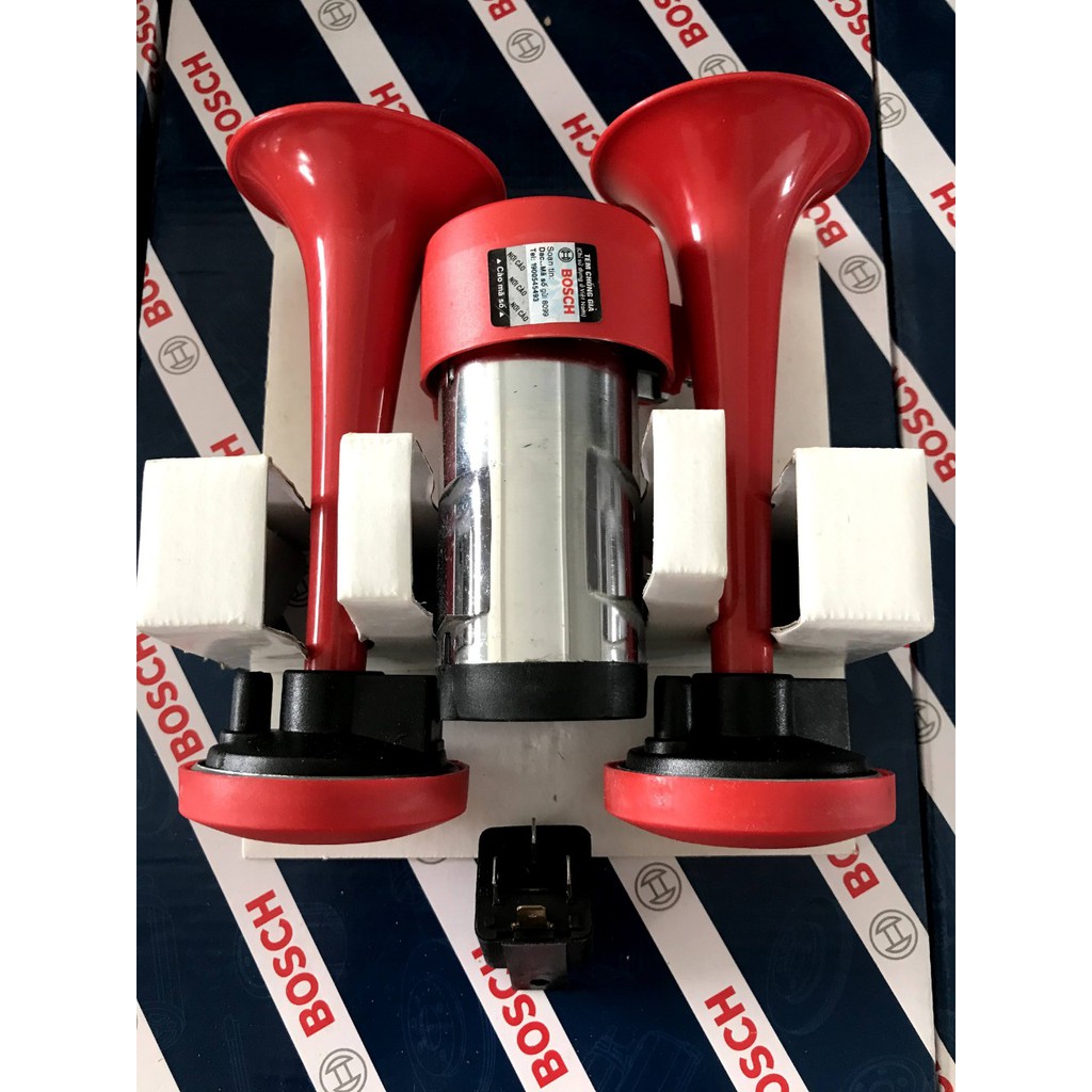 Bosch Kompressor Trumpet 0003 12V Air Horn - Set of 02 Horns | Shopee ...