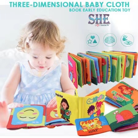 Early education baby story book, baby fabric story book, improve baby’s ...