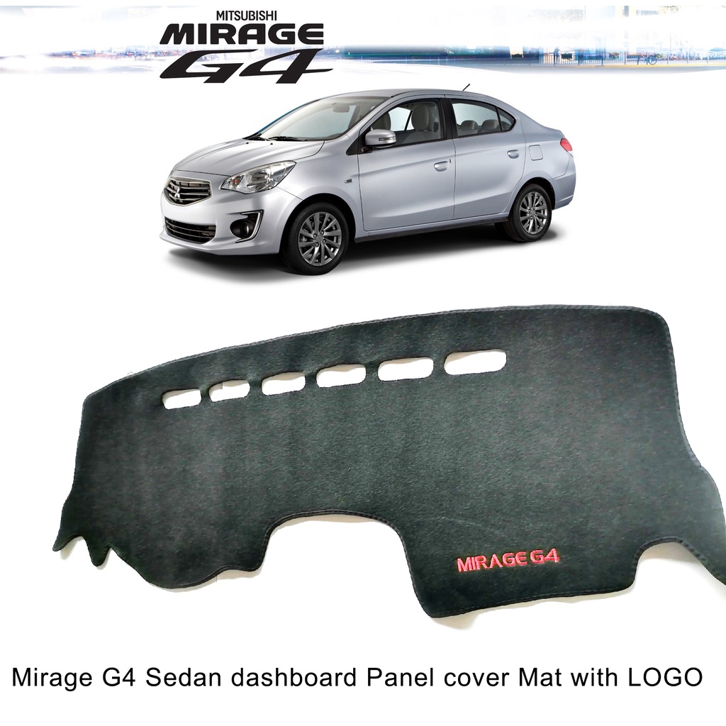 2014-2023 DashBoard Cover Mitsubishi Mirage G4 Panel mat with LOGO ...