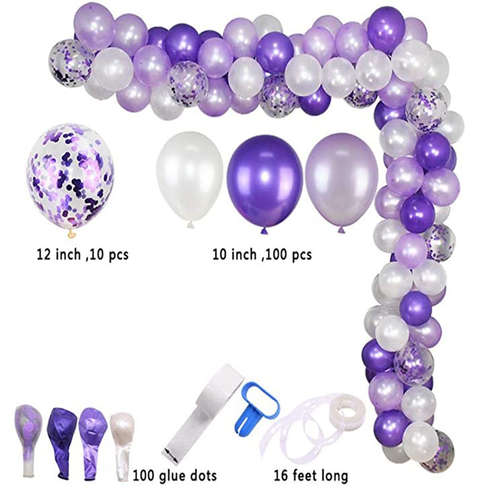 104pcs Birthday Decor Party Decorations Set Balloon Birthday Partyneeds ...