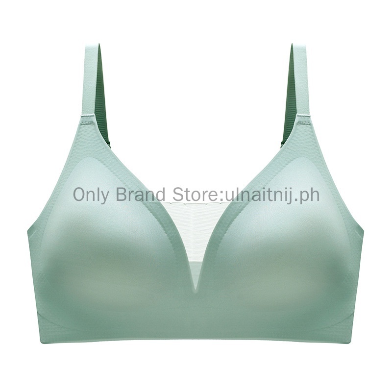 Upgrade!!! Japanese SUJI jelly + mesh deep V Bra, women's zero-feeling ...