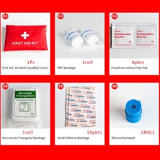 First Aid Emergency Kit Complete Set / 42 PCS | Shopee Philippines