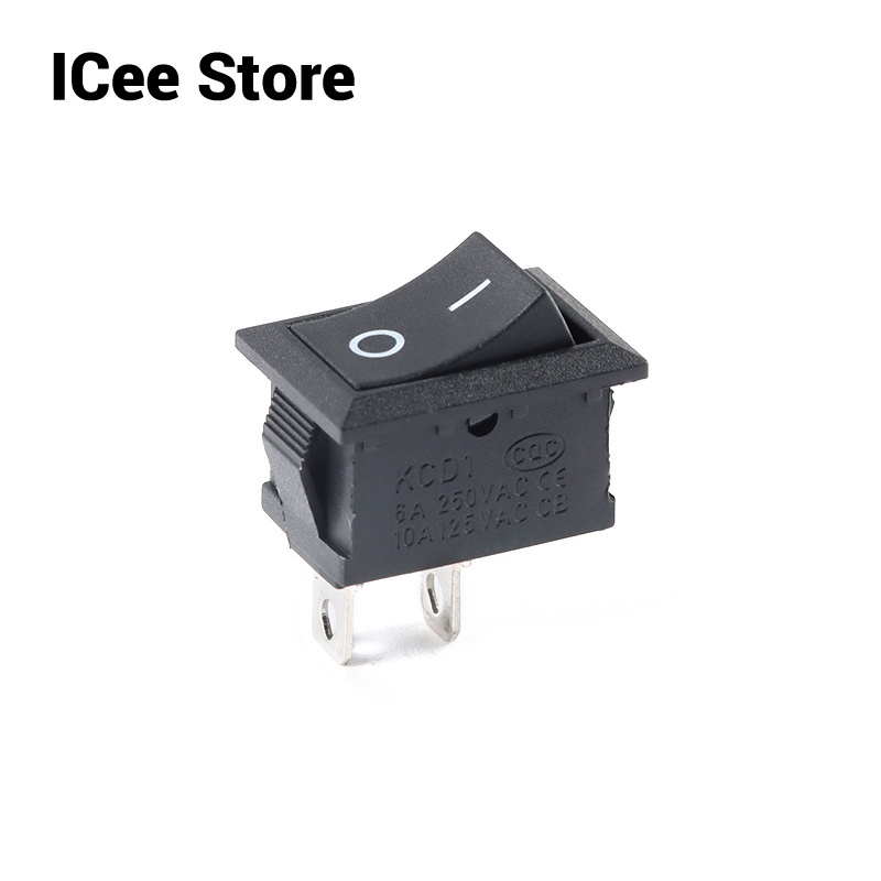 5Pcs KCD1 Rocker Switch 21*15mm 6A/250V AC 10A/125V AC Black White Red ...