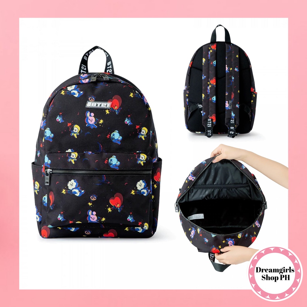 BT21 BTS Space Squad Pattern Backpack | Shopee Philippines