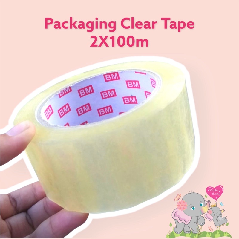 Clear Waterproof Packaging Tape 2X100M | Shopee Philippines