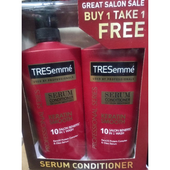 Buy 1 Take 1 Tresemme Keratin Kera10 Shampoo 900ml Tresemme Keratin
