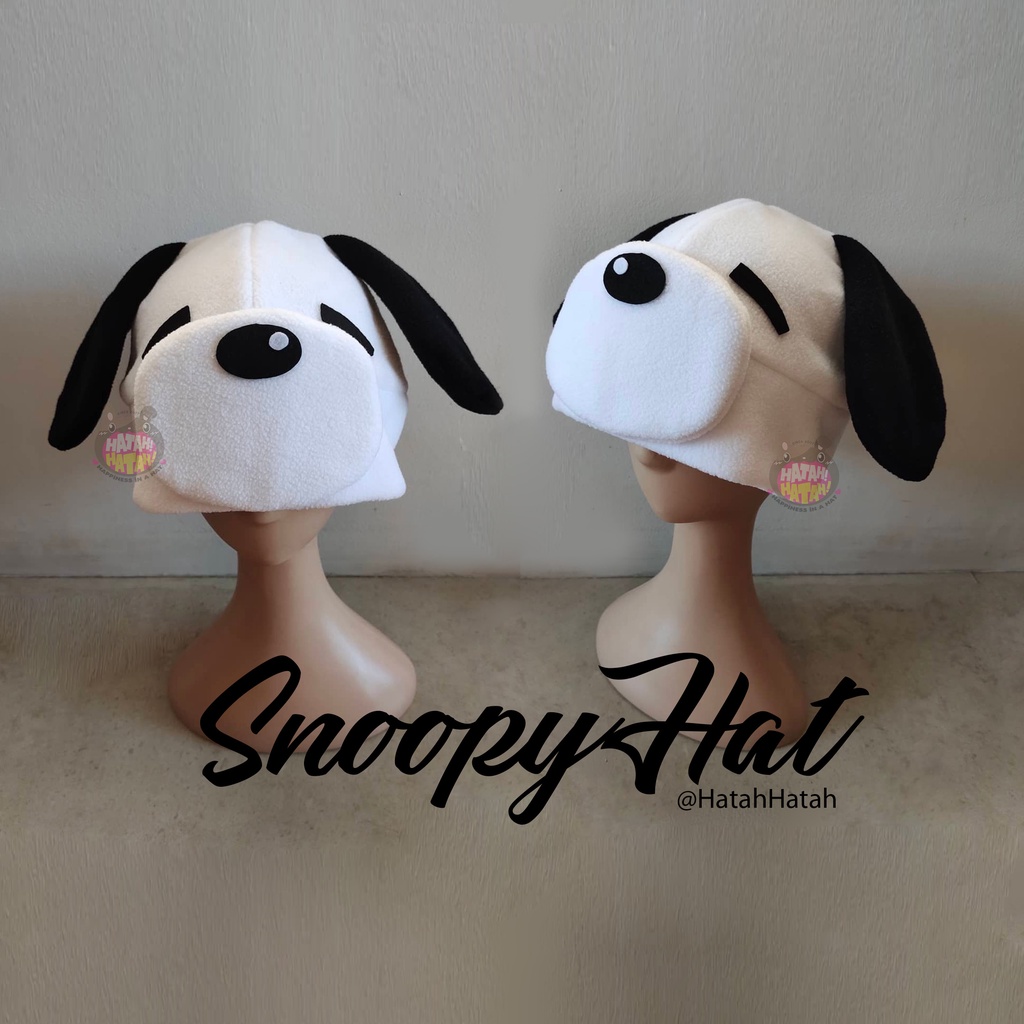 [Hatah Hatah] Snoopy Hat Handmade Peanuts classic cartoon Handmade ...