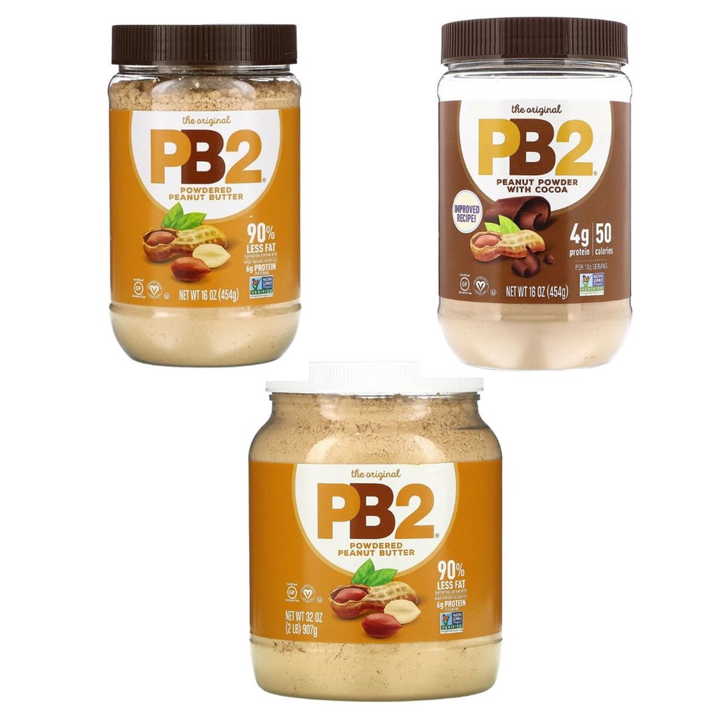 PB2 Foods, The Original PB2, Powdered Peanut Butter - Original, Cocoa ...