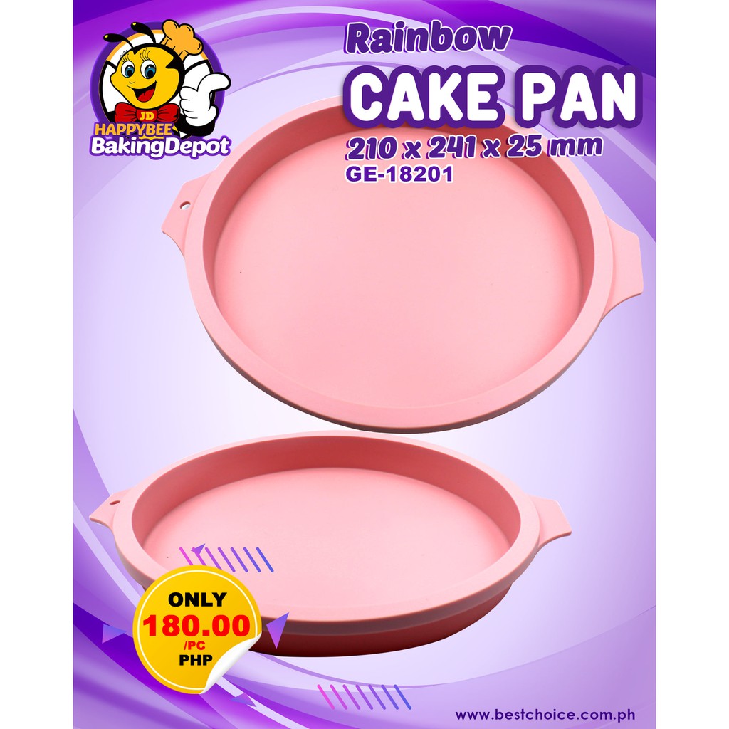 RAINBOW CAKE PAN (HAPPYBEEBAKING) | Shopee Philippines