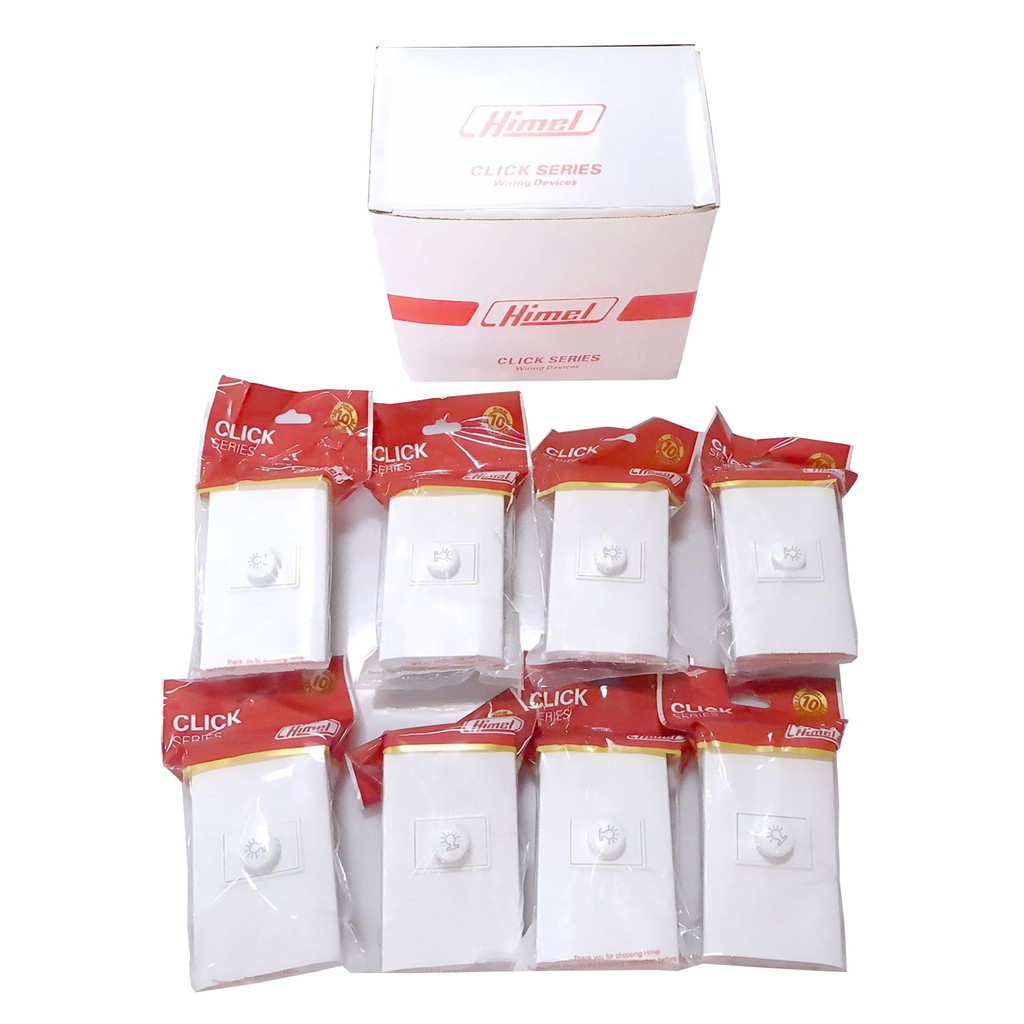 HIMEL Wiring Devices "HWDCD" 1 Gang Dimmer Switch 8pcs/box | Shopee ...