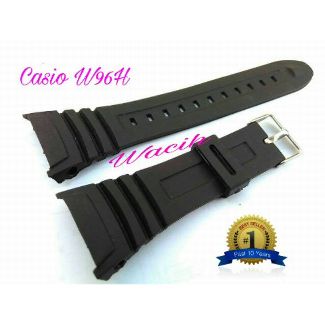 Casio W96H WATCH Strap Casio W-96 h Strap Black | Shopee Philippines