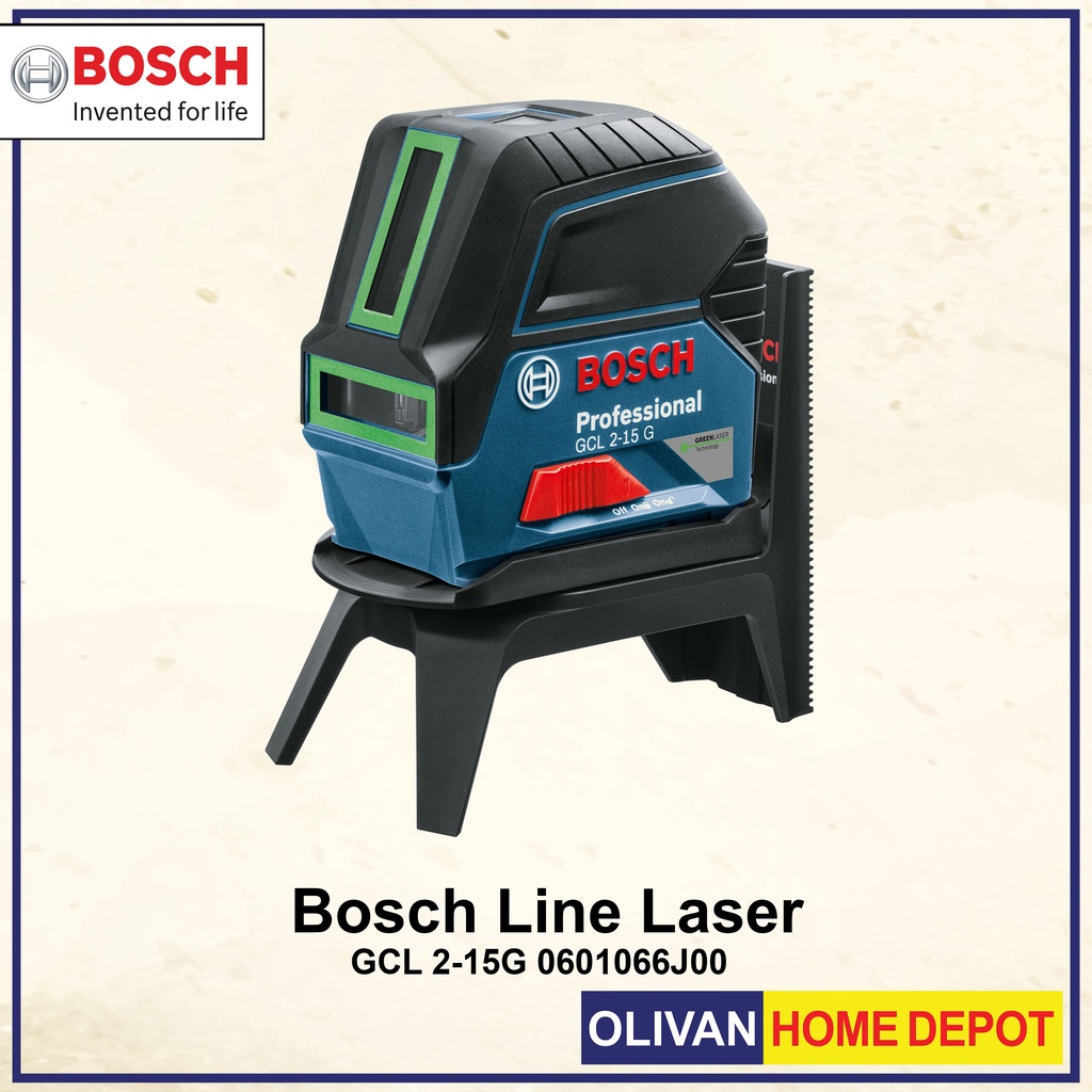 BOSCH Measuring GCL 2-15G Professional Green Line Combi Laser ...