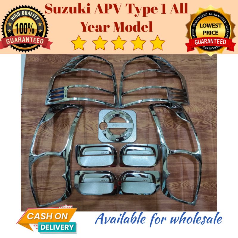 Suzuki APV Type 1 All Year Model Combo Cover Chrome | Shopee Philippines