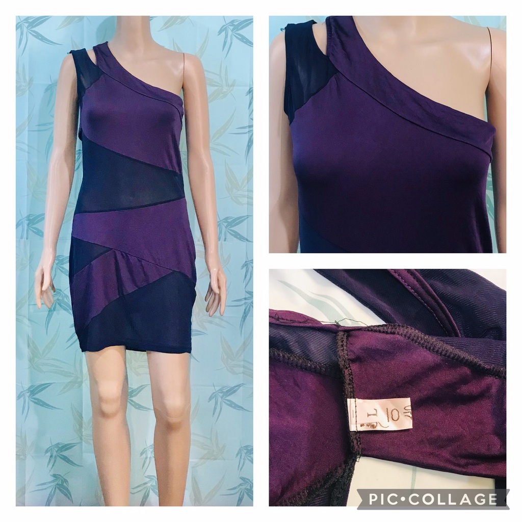 Pre-loved Purple Club Mini Dress | Shopee Philippines
